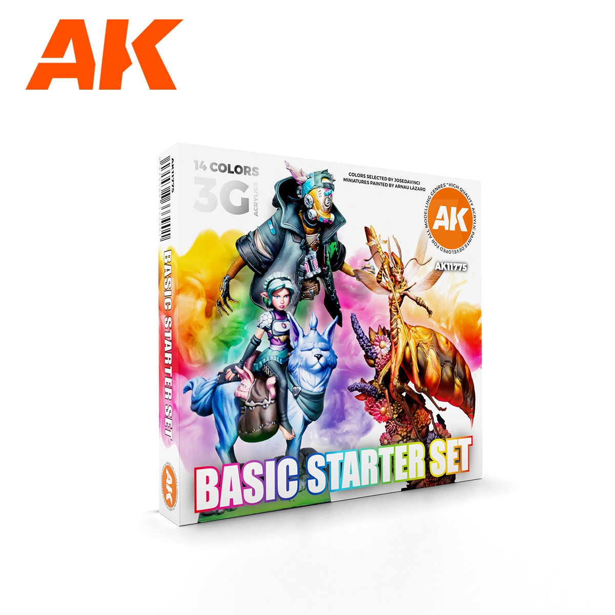 AK Interactive: Basic Starter Set - 14 Selected Colors – Gamescape